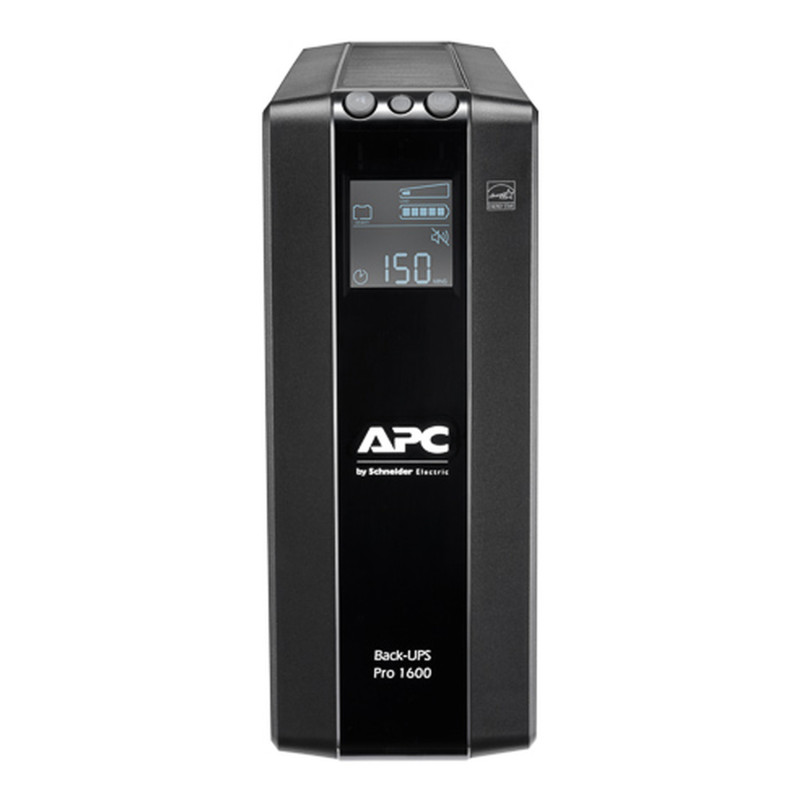 BR650MI, UPS Back, 650VA/390W, 6 tomas de salida, AVR, interfaz LCD